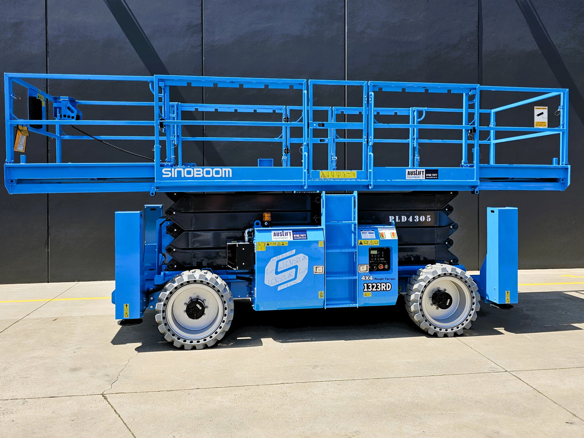 2023 Sinoboom 1323RD (4389RD) Self Levelling Diesel Scissor Lift – Auslift Equipment