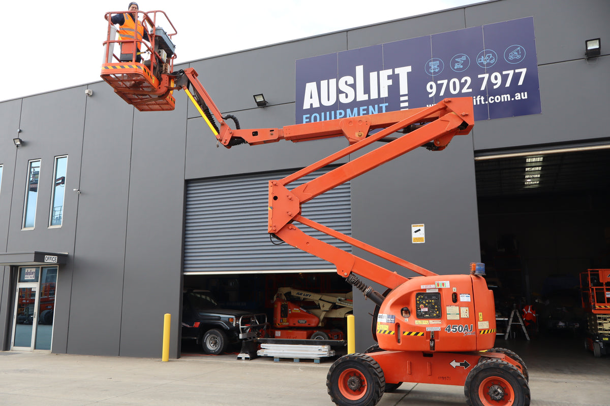 Used 2008 JLG 450AJ 45ft Diesel Knuckle Boom Lift – Auslift Equipment