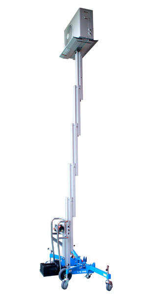 CA400 Portable Duct Lifters 3.96m Lift, 150kg – Auslift Equipment