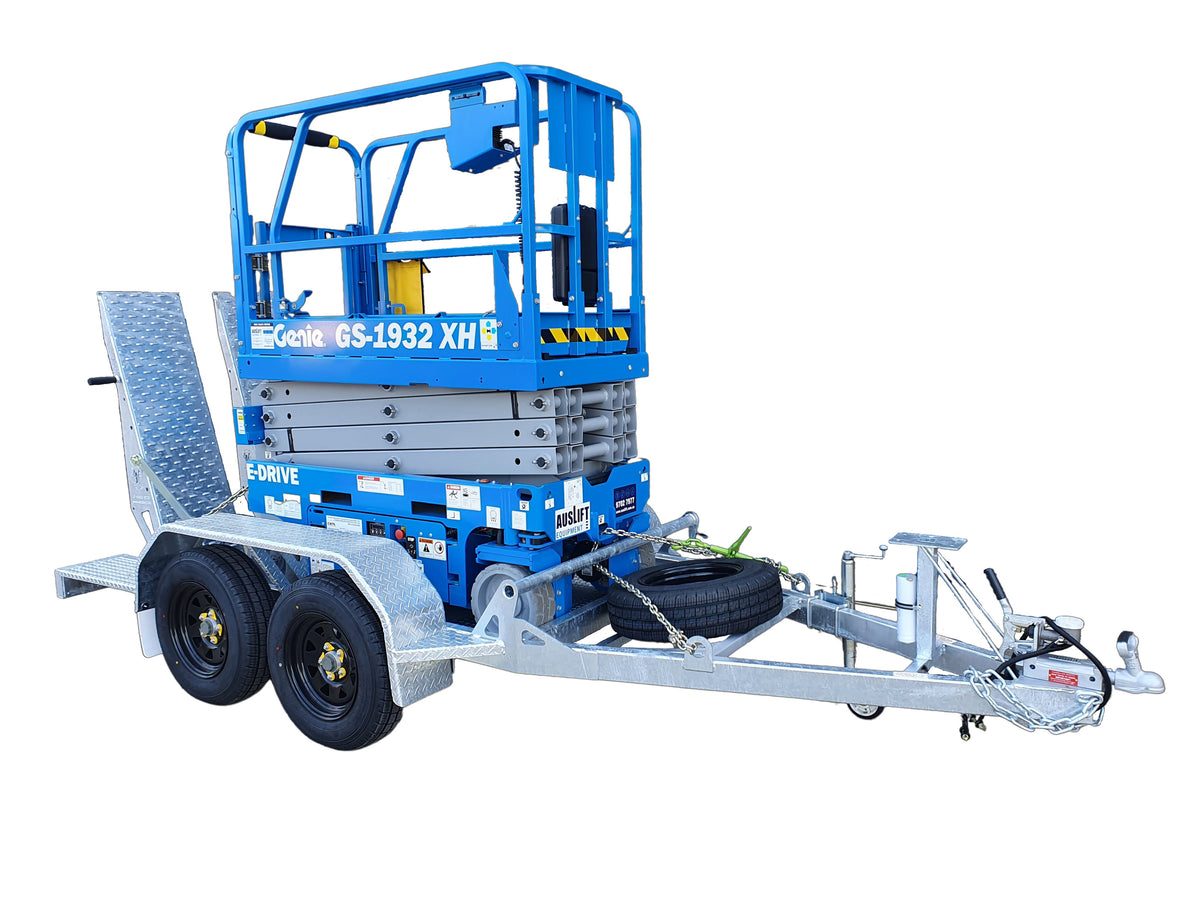 19ft Scissor Lift on Trailer Package Melbourne – Auslift Equipment